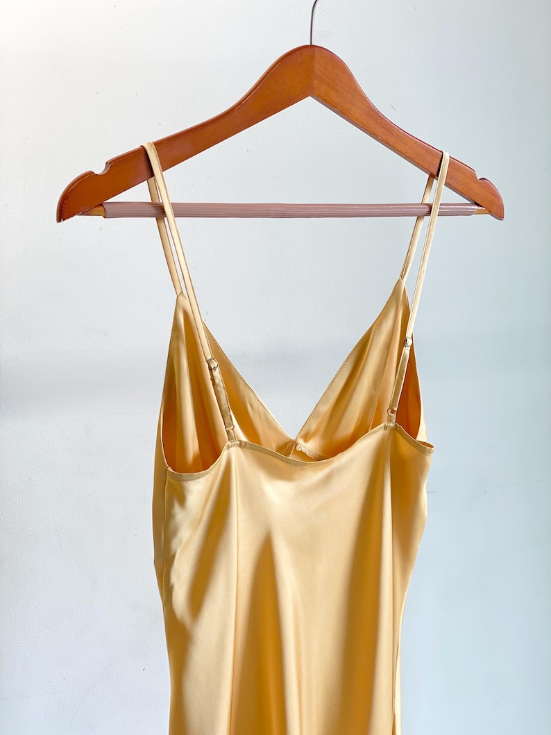 Silky Satin Slip Dress Women Cami Nightdress Bridal Sleepwear Custom ...