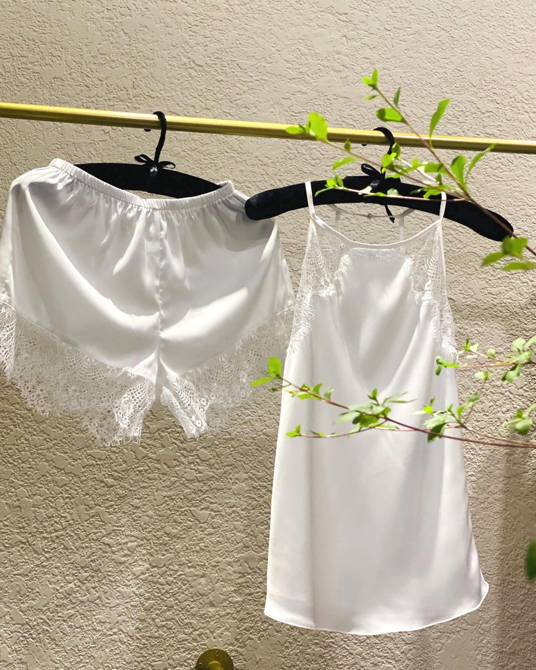 Women Camisole Set in White, Pink, Black, Green, Burgundy - Honeymoon ...