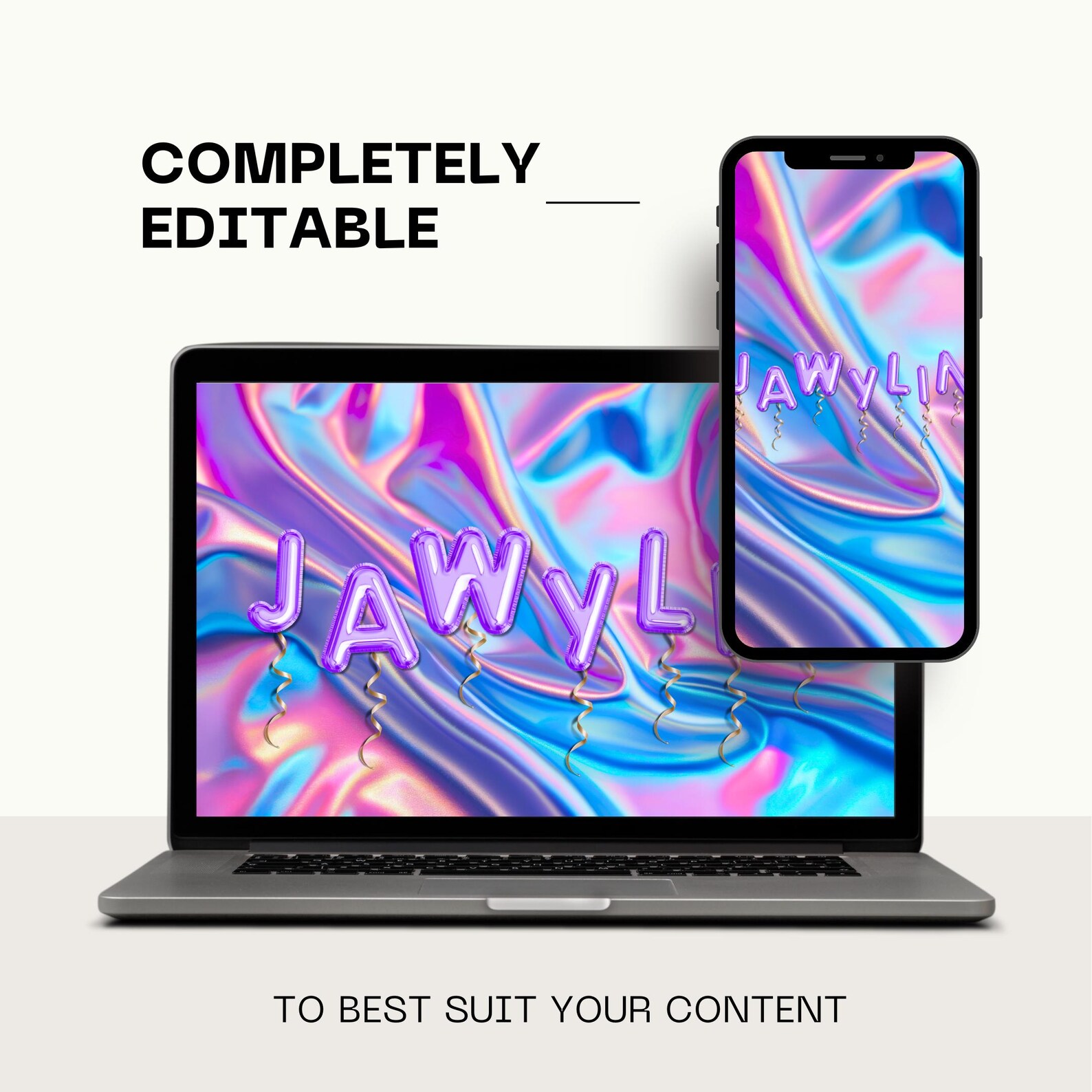 Balloon Colorful Youtube Video Intro Template for Canva, Outro Video ...