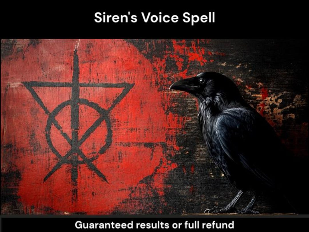 Sirens Voice Spell Singing Spell for Performers Celebrity Magic - Etsy