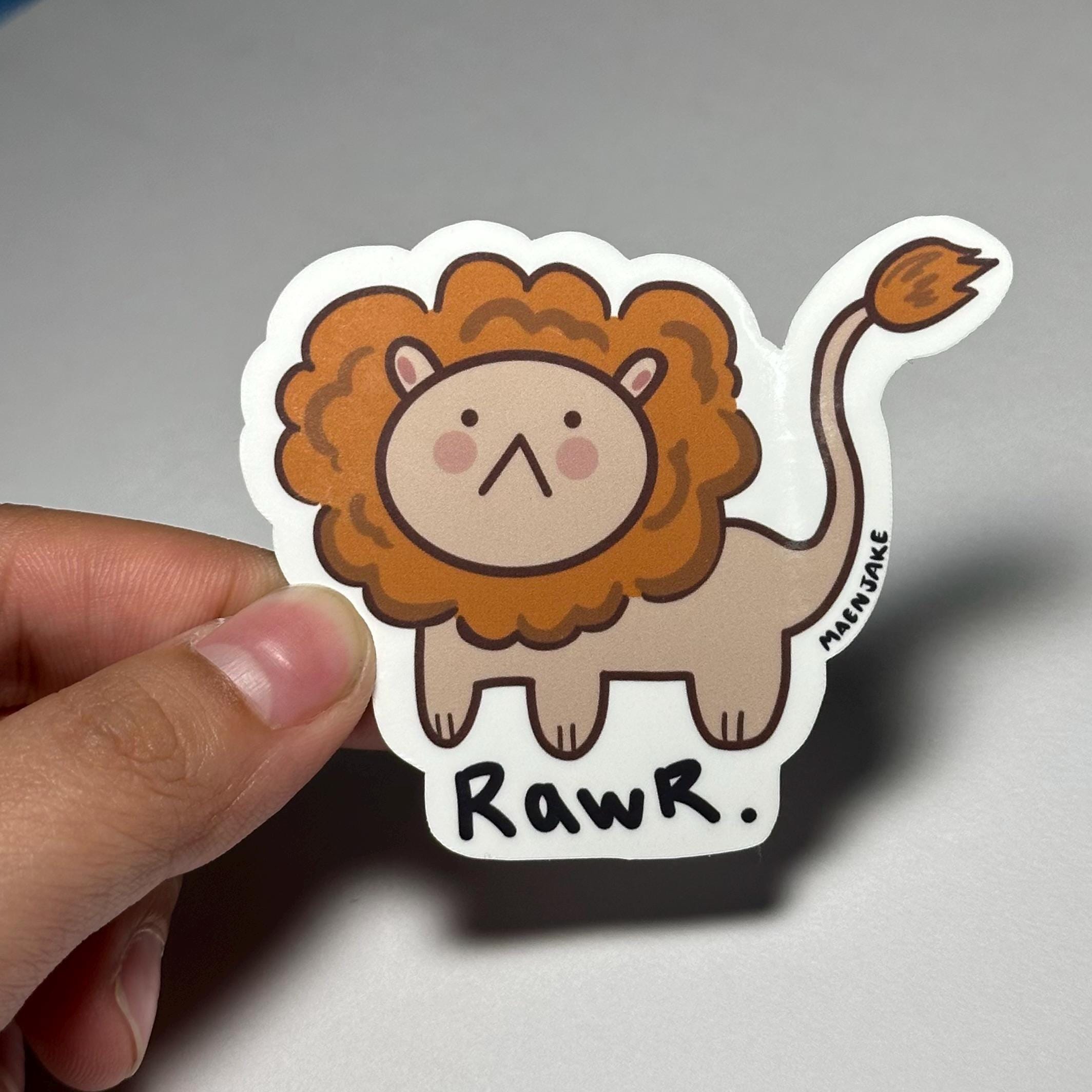 Fuzzy Lion // Cute Lion // Rawr // Rawr XD // Mow - Etsy