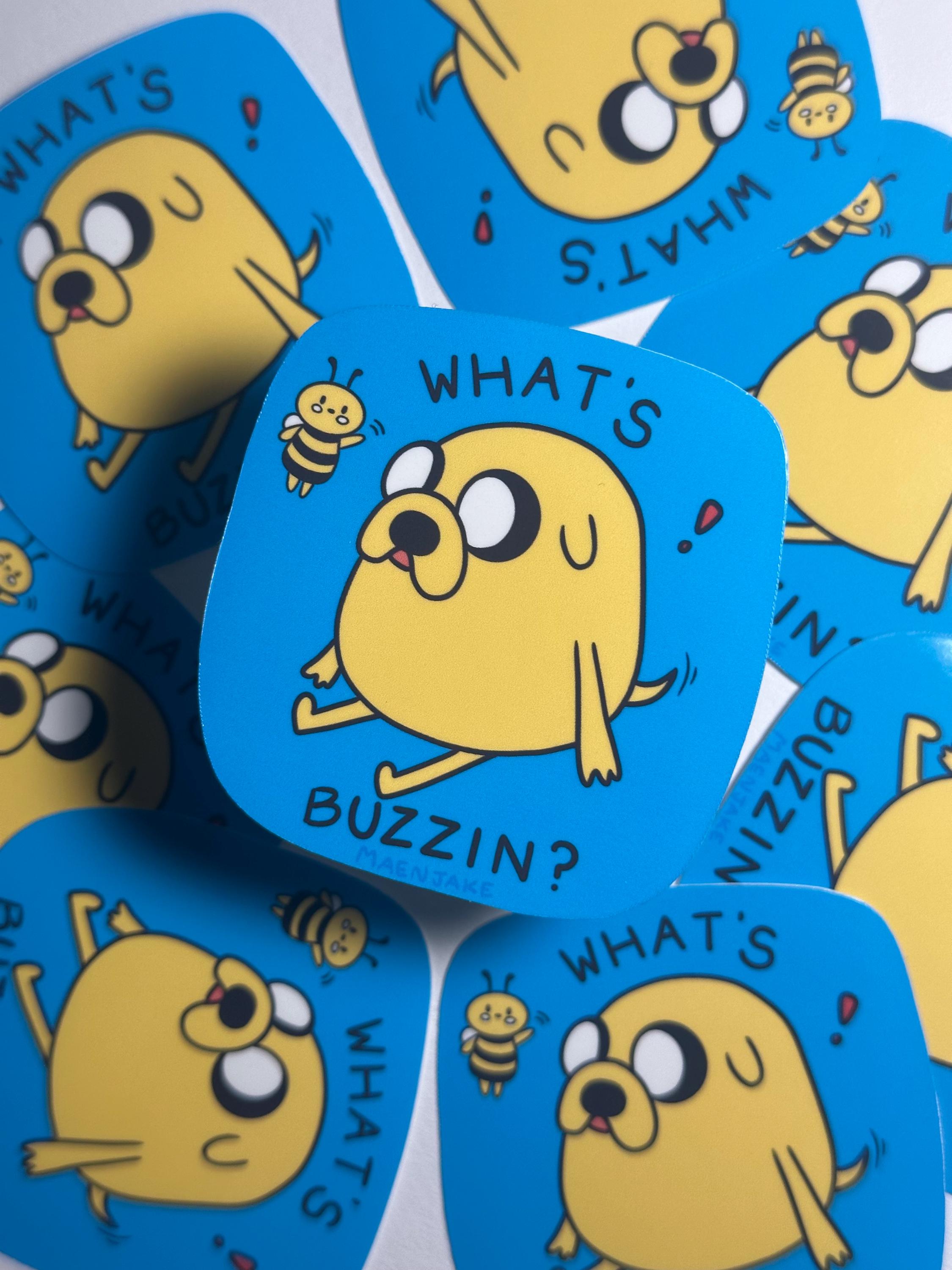 Jake the Dog With Bumble // Bee // Adventure Time // Cute // - Etsy