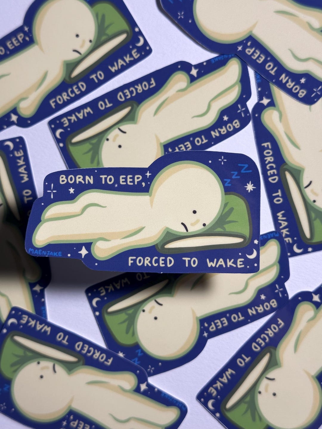 Sleepy Eepy Green Guy// Napping // Can't Sleep // Born to Eep Forced to ...