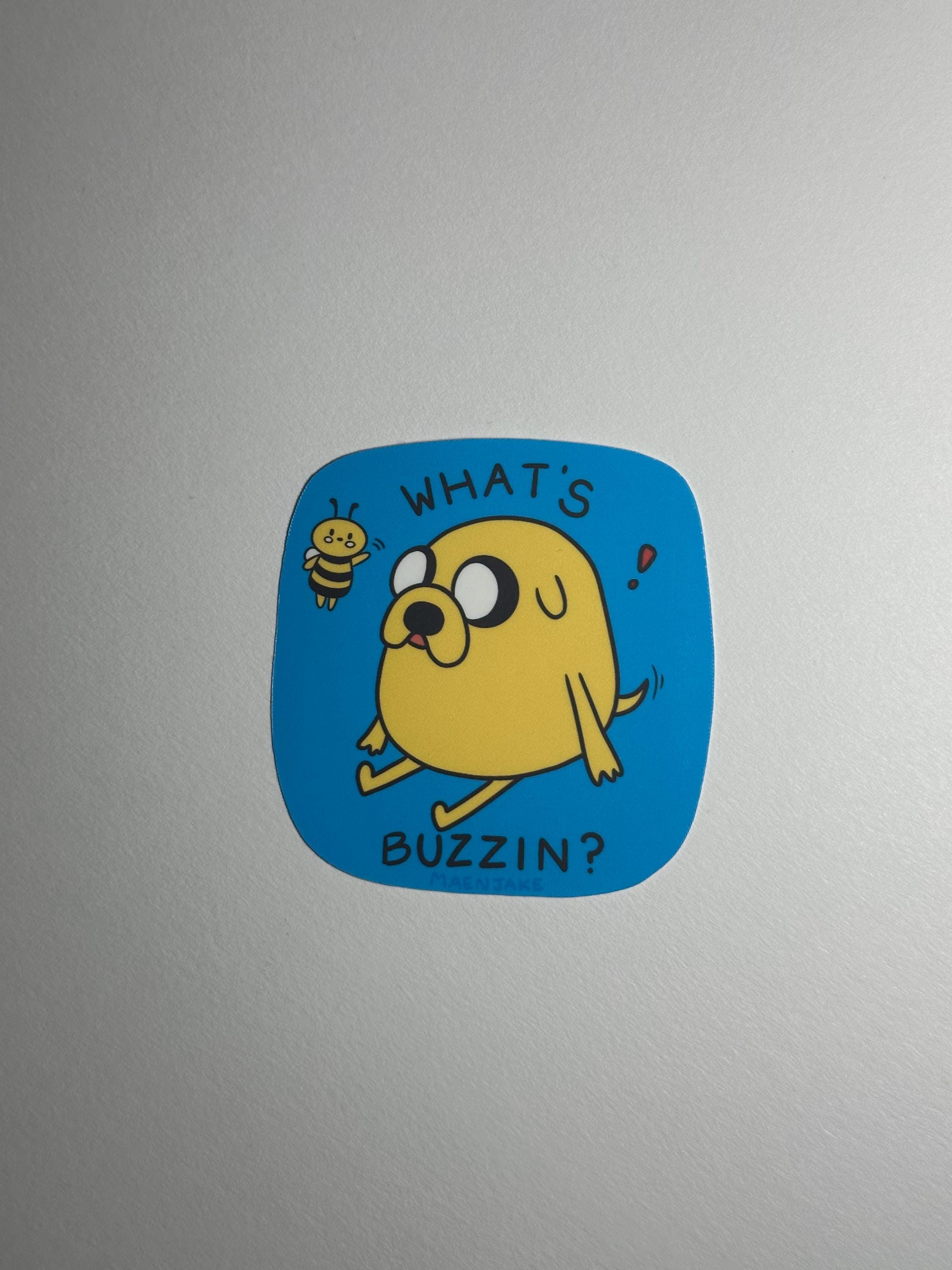 Jake the Dog With Bumble // Bee // Adventure Time // Cute // - Etsy