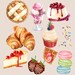 Customizable Watercolour, Cute, Demure, 1 Page Front and Back Dessert ...