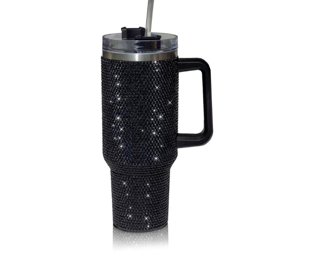 Hydrapeak Rhinestone 40 Oz Tumbler With Lid and Straw Insulated ...