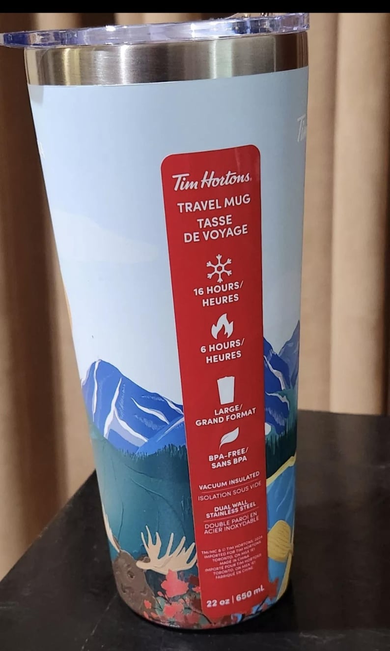 Tim Hortons Travel Collection canada Stainless Steel Travel Mug 22oz ...
