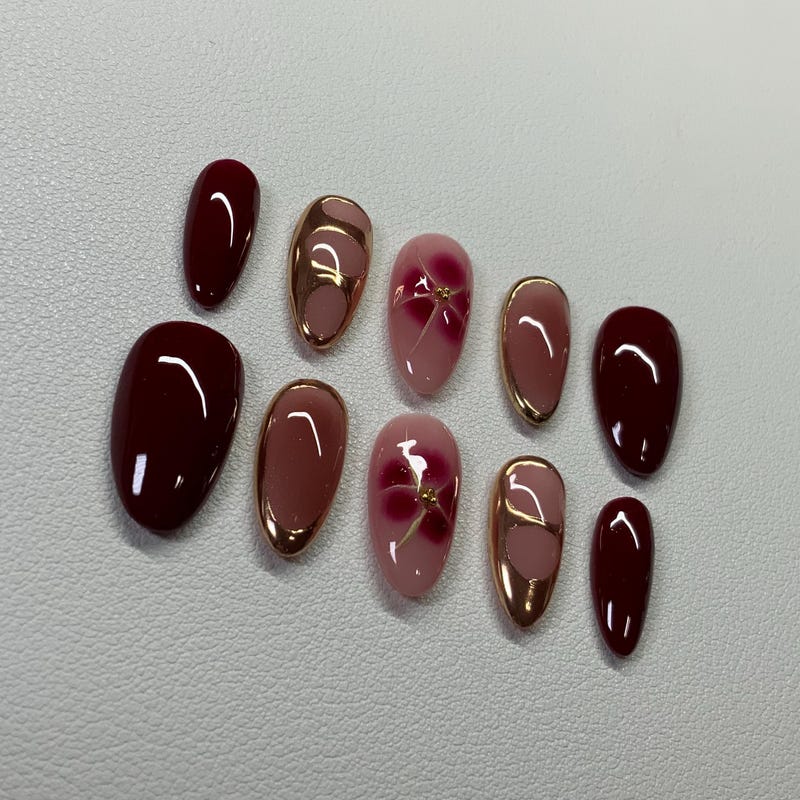 Brown Nails Thick - Etsy