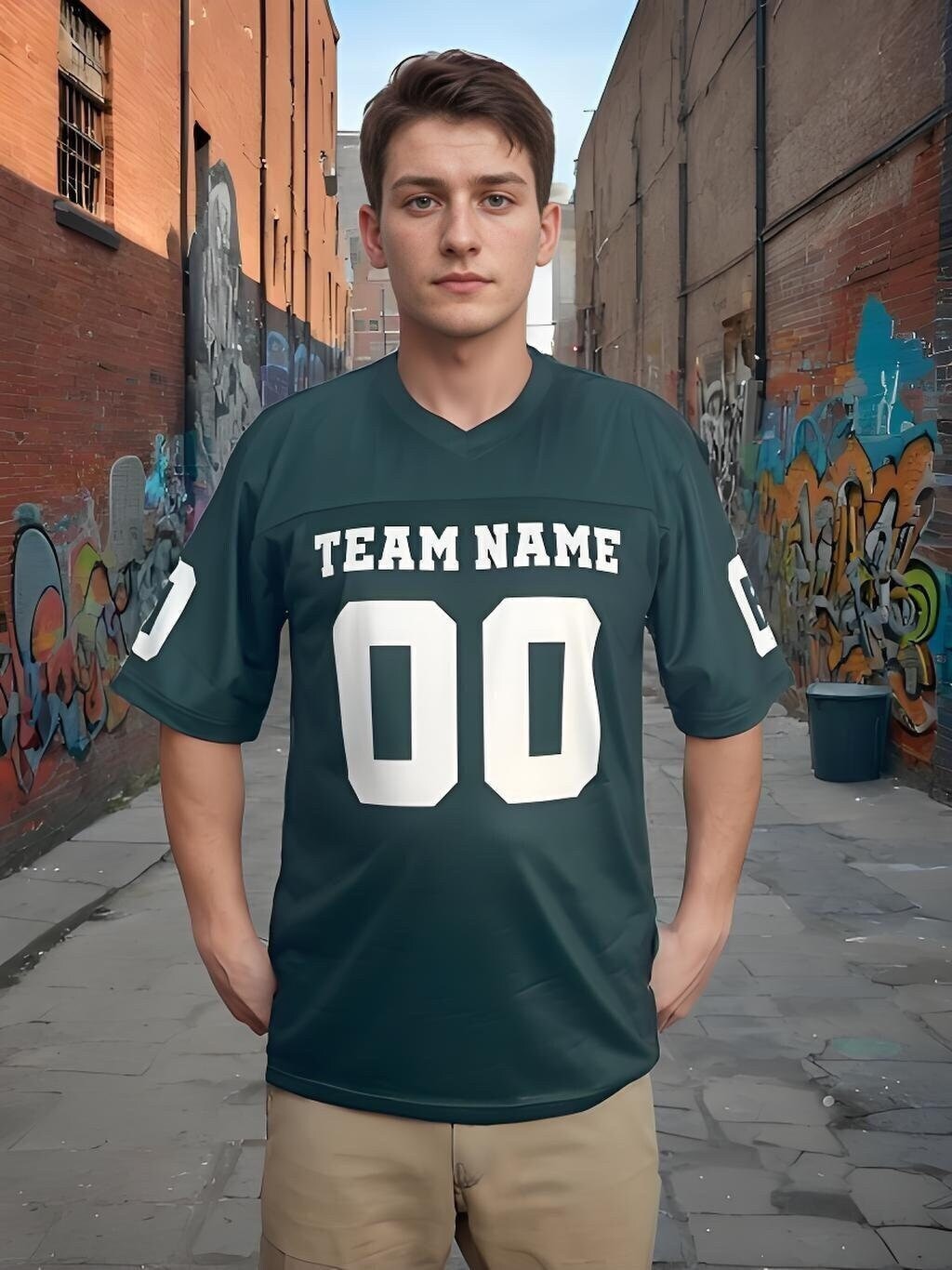 Custom Football Jersey: Personalized Stitched Name & Number - Etsy