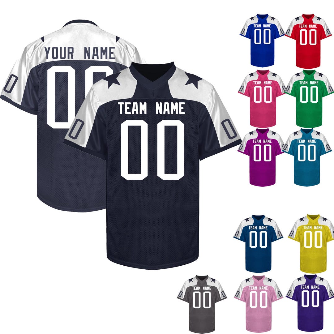 Customize Football Jersey, Custom Football Shirt, Personalized 2025 ...