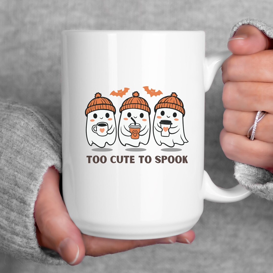 Halloween Too Cute to Spook Coffee Mug, Office and Home Office Tea Cup ...
