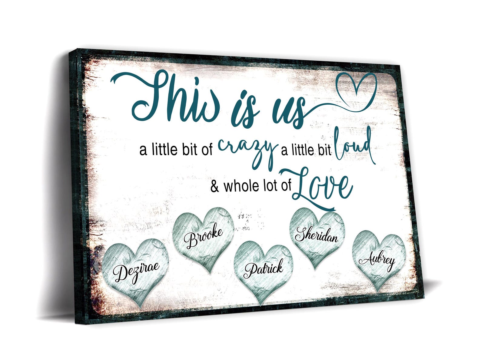 Family Wall Art | This is Us - Personalized Family Living Room Wall ...