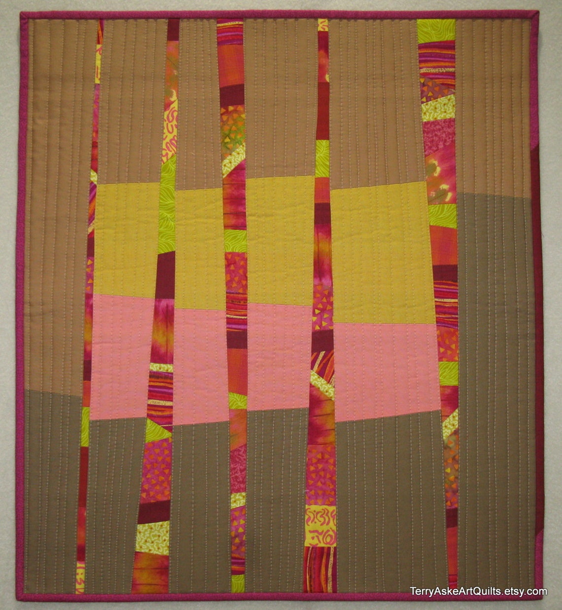 Abstract Modern Quilt Strips, Stripes and Tiny Pieces 19.5 X 22 - Etsy