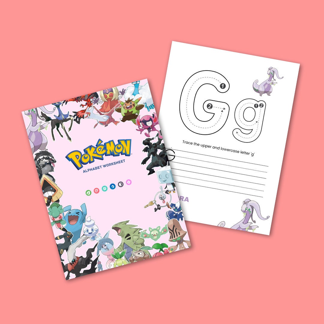 Pokemon Alphabet Flashcards Printable Pokemon ABC Card Pokemon ...