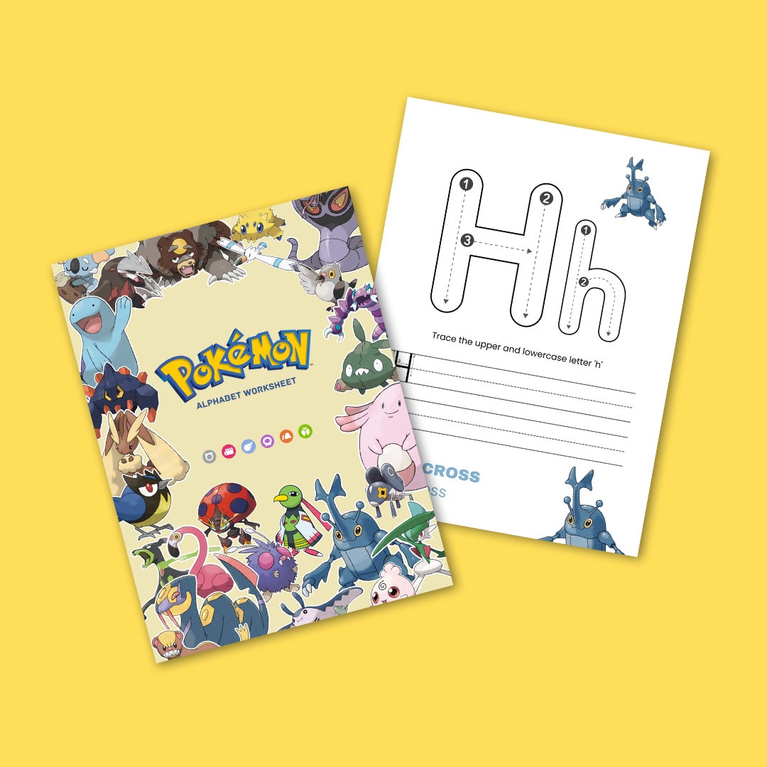Pokemon Alphabet Flashcards Printable Pokemon ABC Card Pokemon ...