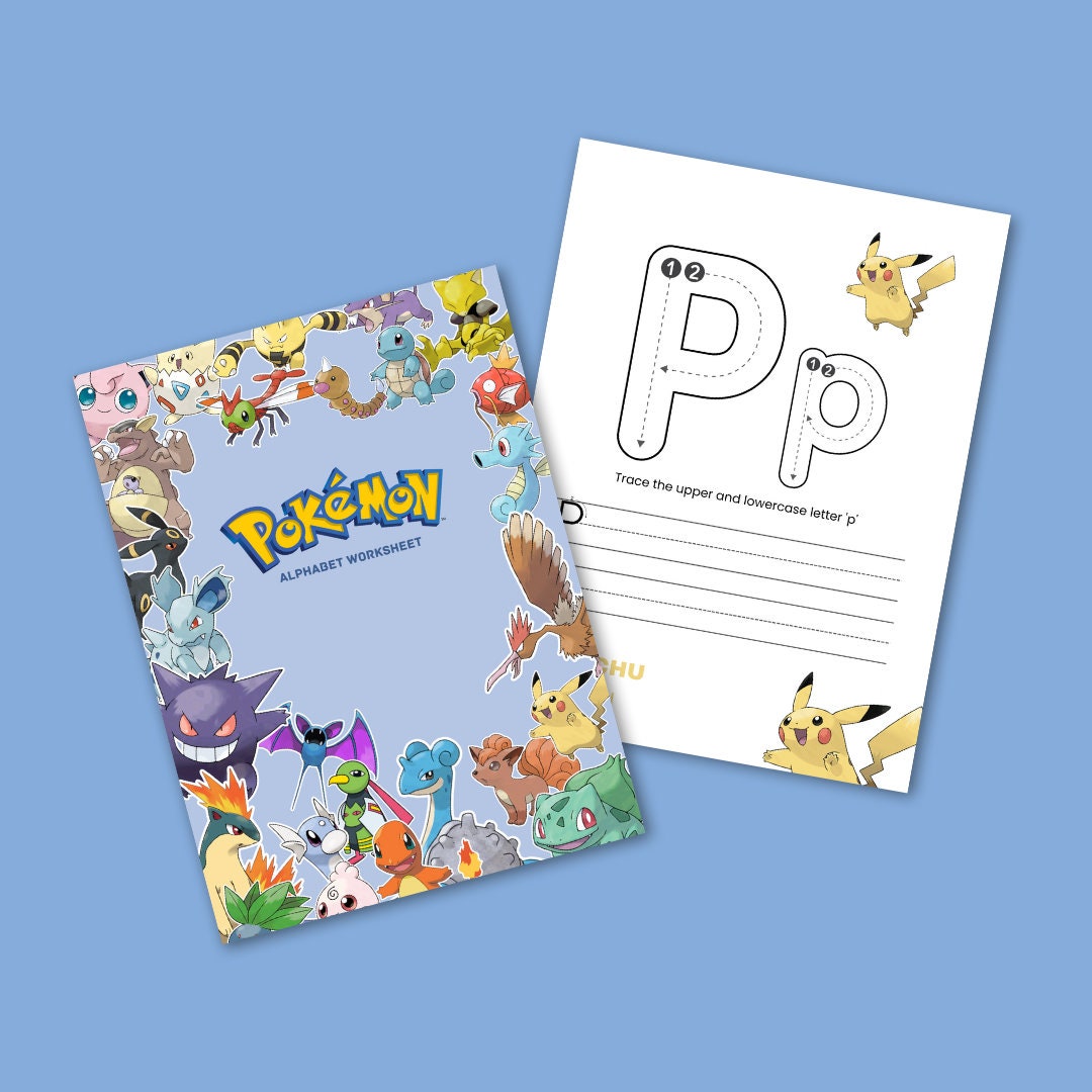 Pokemon Alphabet Flashcards Printable Pokemon ABC Card Pokemon ...