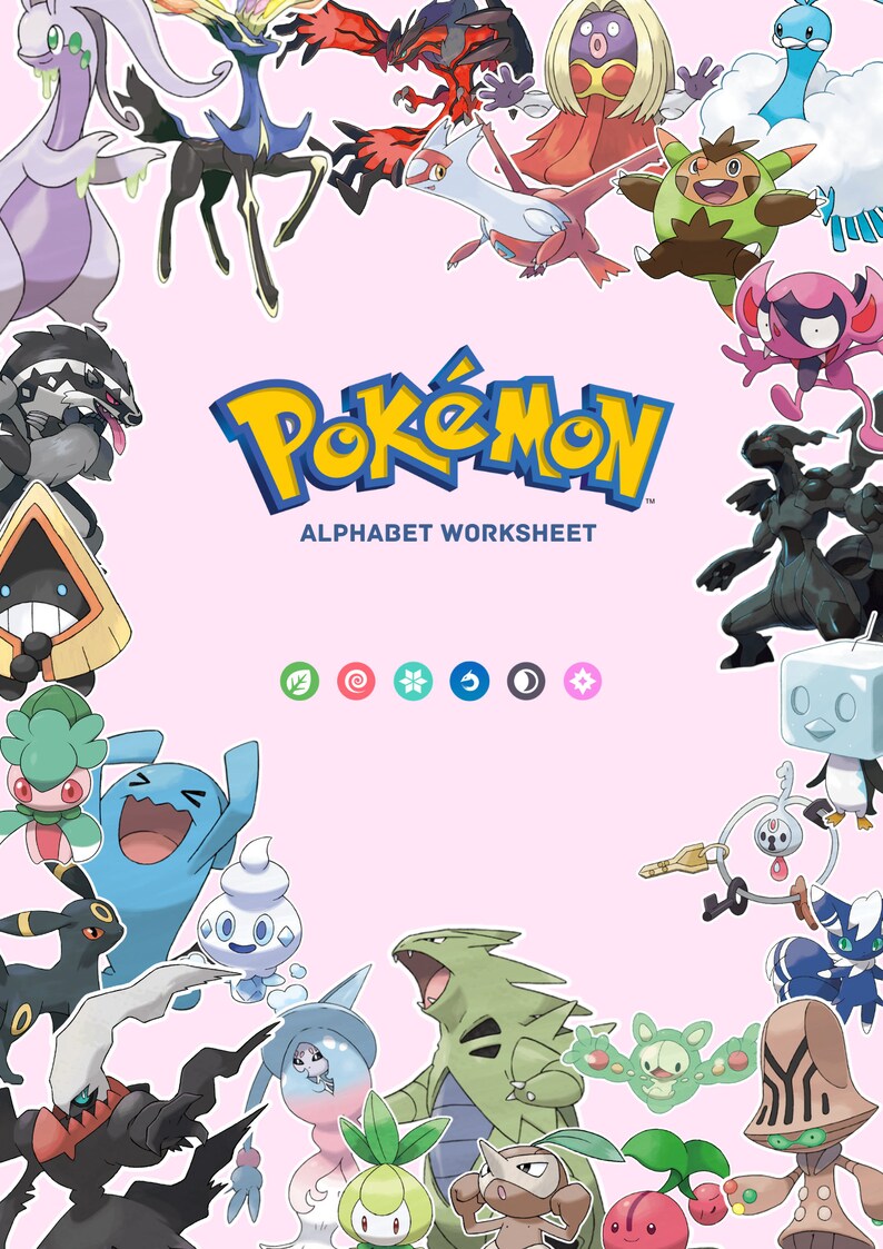 Pokemon Alphabet Flashcards Printable Pokemon ABC Card Pokemon ...