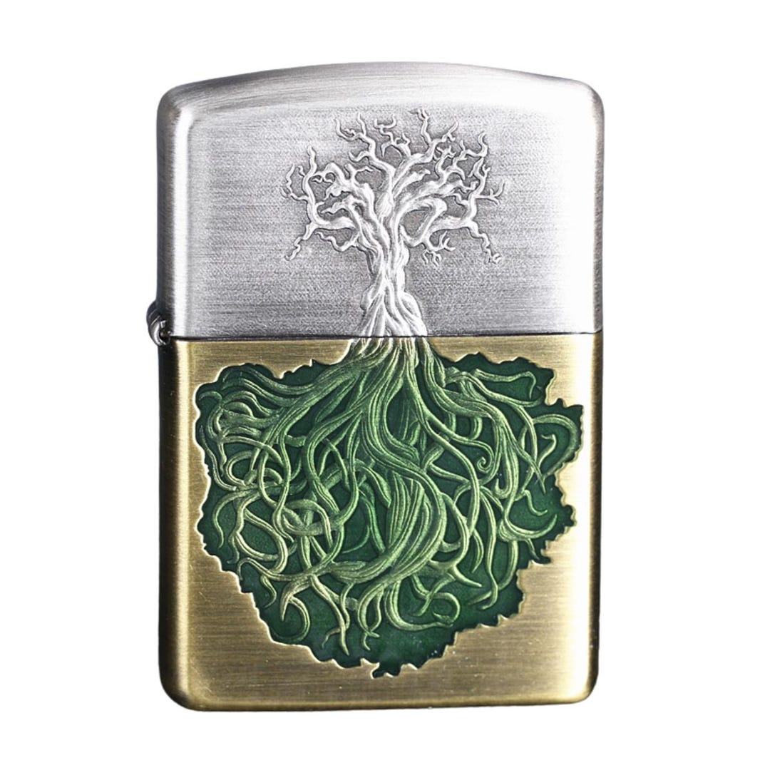 Zippo Armor Tree of Life Lighter – Copper Engraved Design | Rooted ...