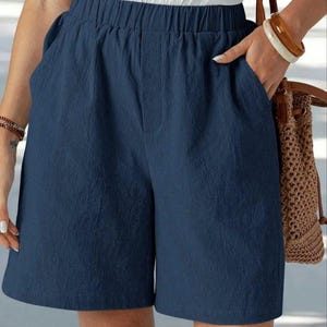 PDF Summer Bermuda Shorts Pattern, Dec Zipper Elastic Waist Women ...