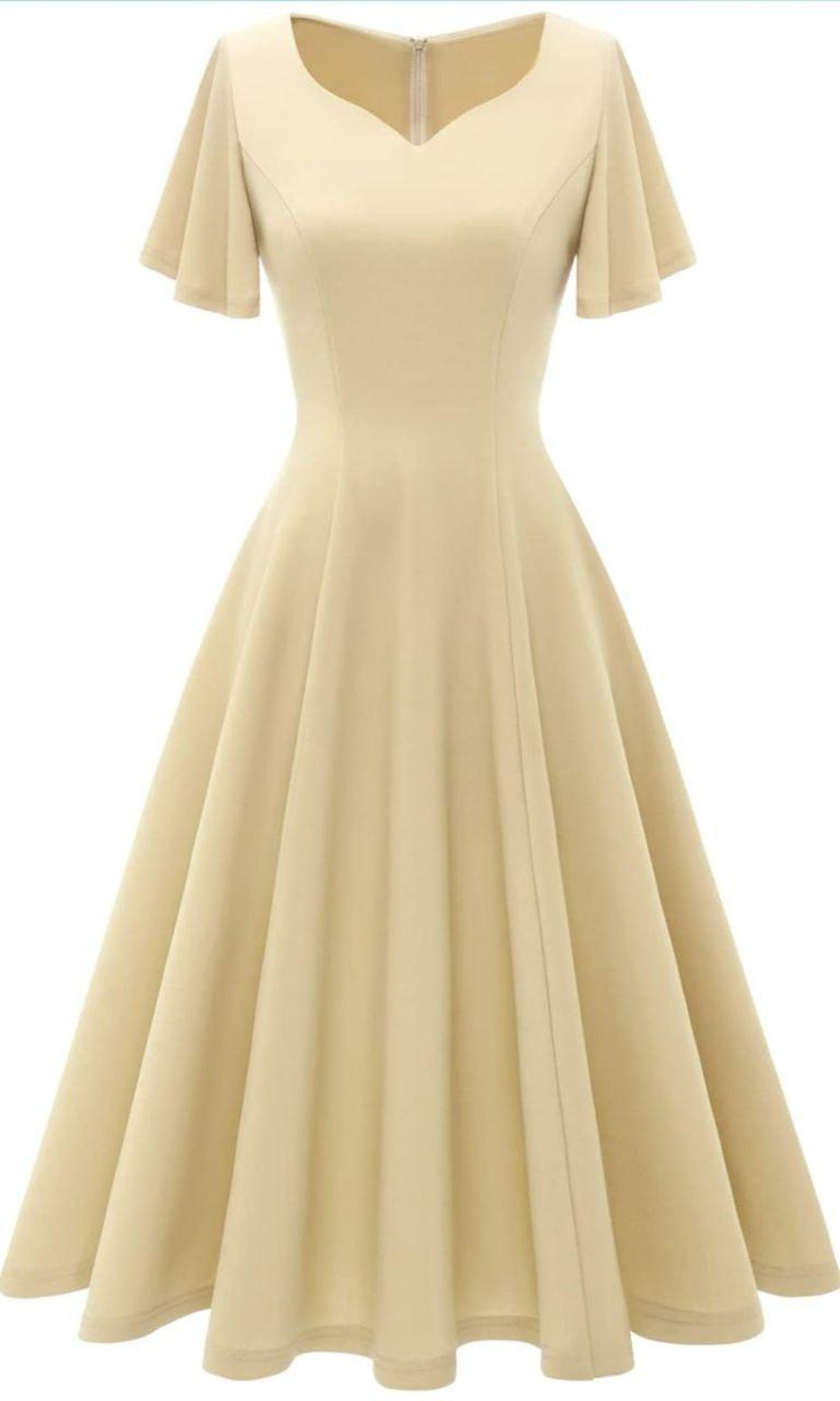 PDF Sewing Pattern Dress Tea Length, Digital Sewing Pattern Flared ...