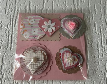 NEW Small Topper Embellishments, Handmade, Planner, Scrapbook, Cards ...