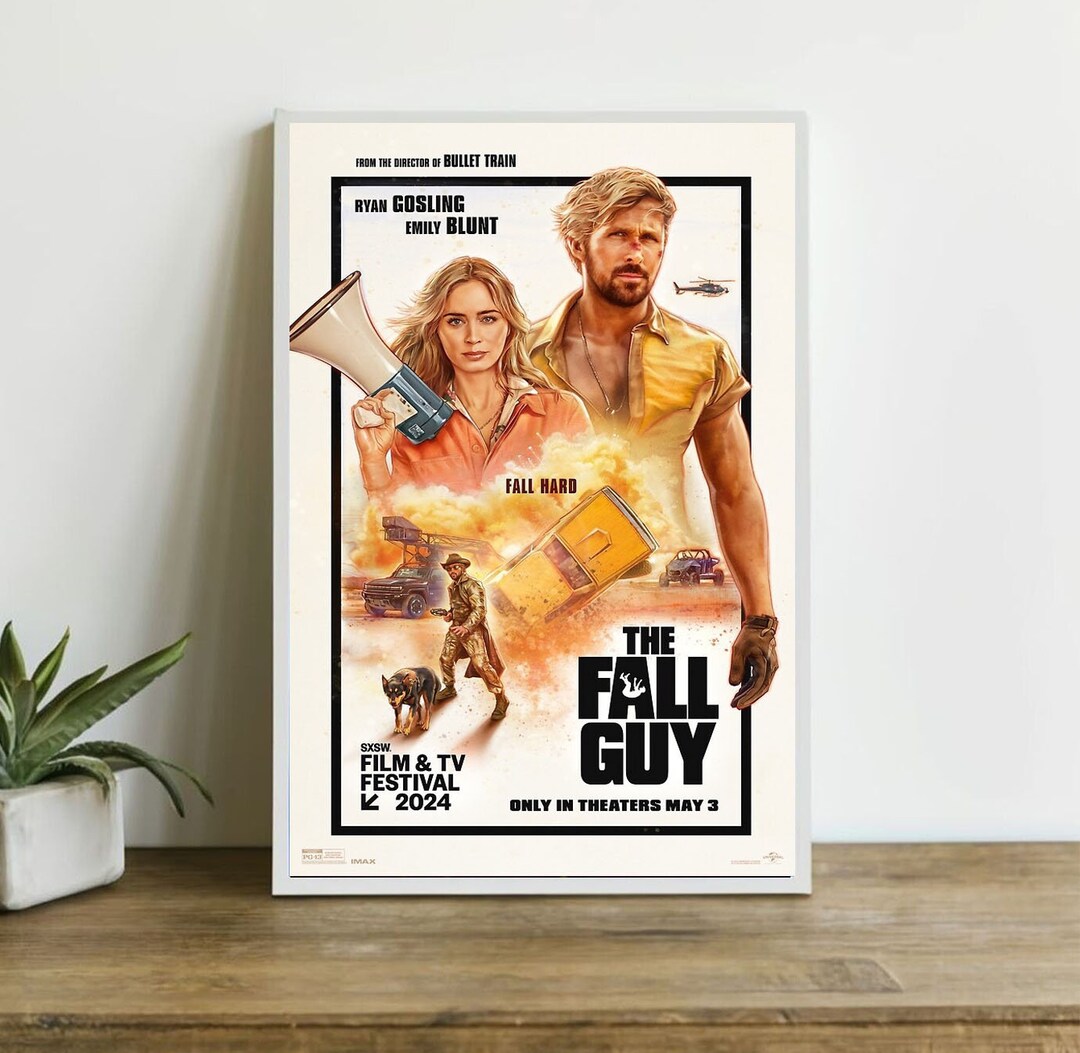 The Fall Guy 2024 Movie Poster - Etsy Portugal