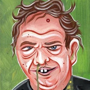 Jimmy's Ugly Portraits 5x7 Acrylic. I'll - Etsy