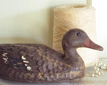 Paper Mache Duck Decoy - Etsy