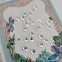 Sale!! 35 Black Glass With Silver Luster Buttons, National Button ...