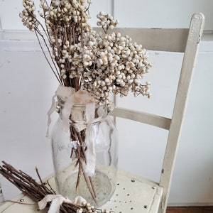 Dried Long Stem Tallow Berry Bundle - Tallowberries - Natural Decor ...