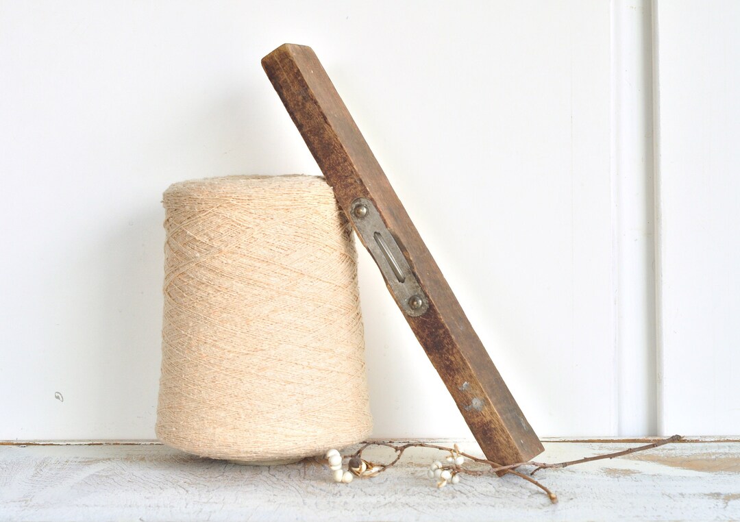 Antique Wooden Carpenter Level Antique Bubble Level Antique Tool ...