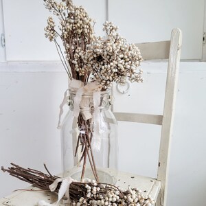 Dried Long Stem Tallow Berry Bundle - Tallowberries - Natural Decor ...