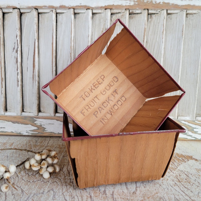 Wood Berry Baskets - Etsy