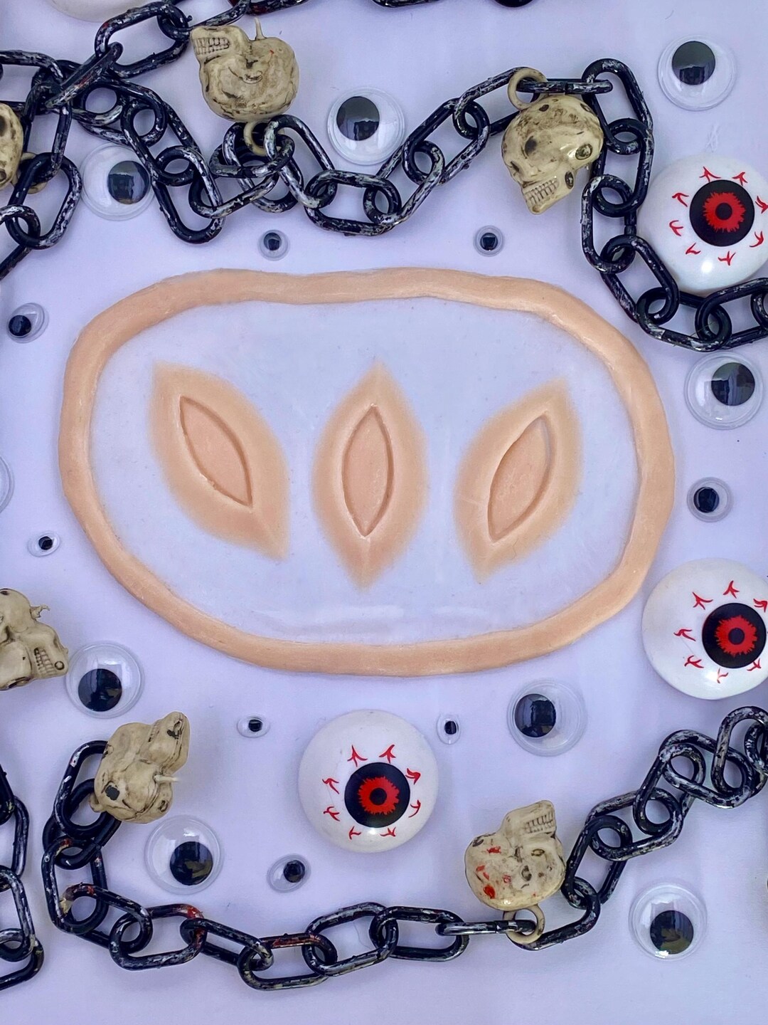 Extra Basic Eyes Silicone Prosthetic, Creepy Horror Makeup, Angel Eyes ...