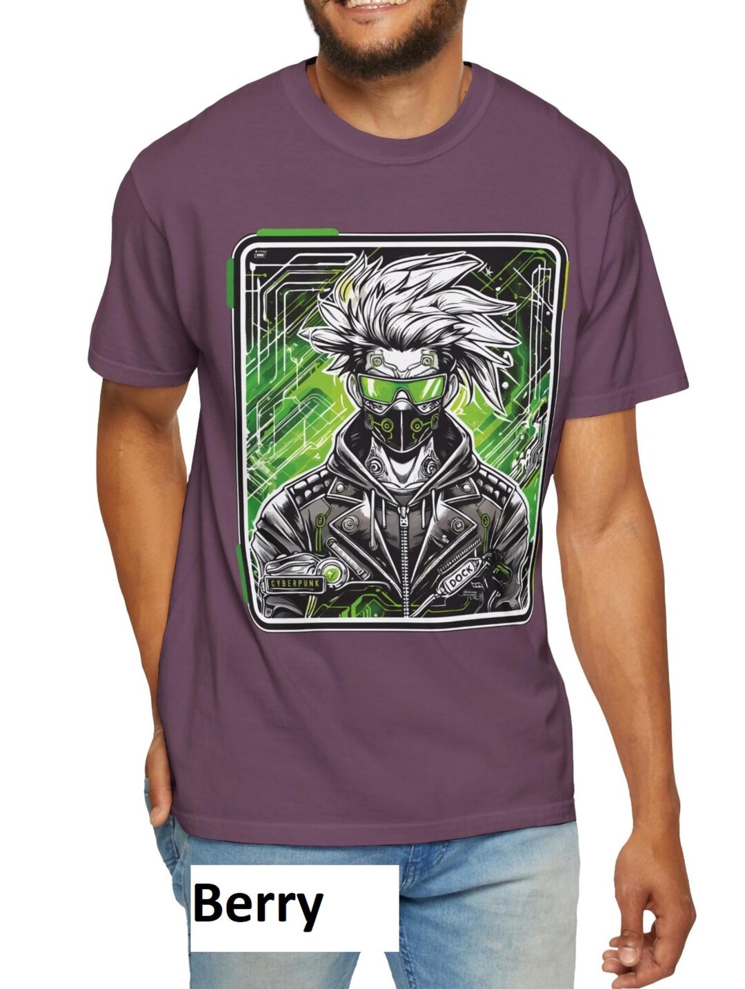 Cyberpunk 2077 T-shirt - Futuristic Hacker Graphic Tee, Sci-fi Gamer ...