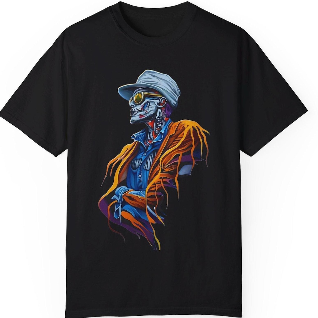 Retro Futuristic Robot Design T Shirt Unique Art Graphic Tee Cool AI ...