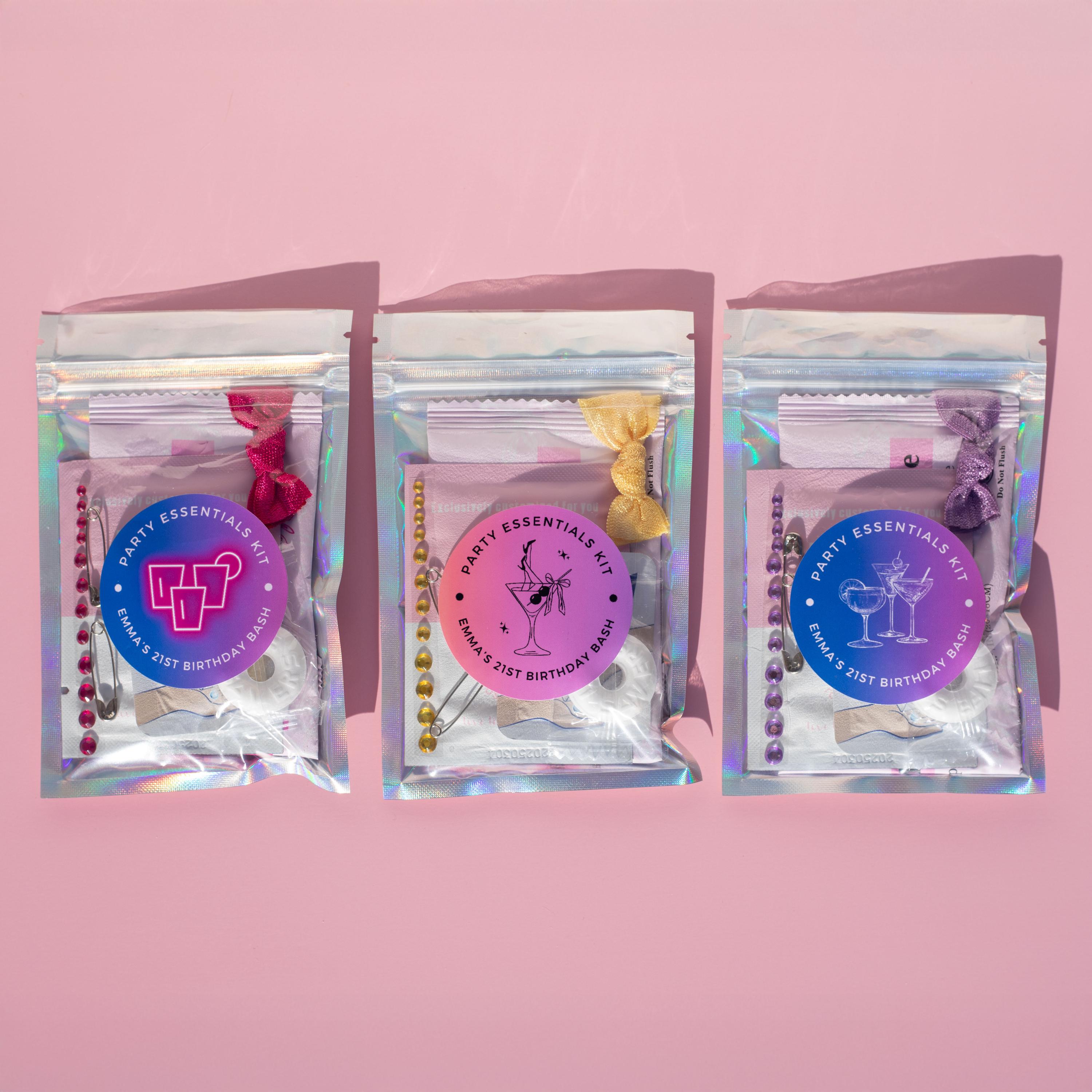 Pre-filled Mini Hangover Kit: Bachelorette Party Favor - Night & Day ...