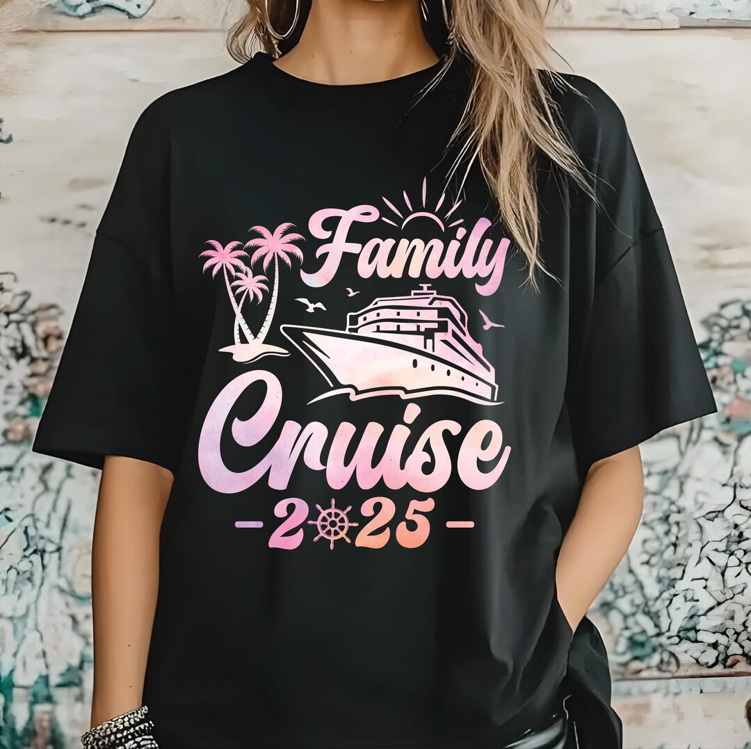 Family Cruise 2025 Shirts, Custom Family Cruise 2025 Tshirt, Family ...