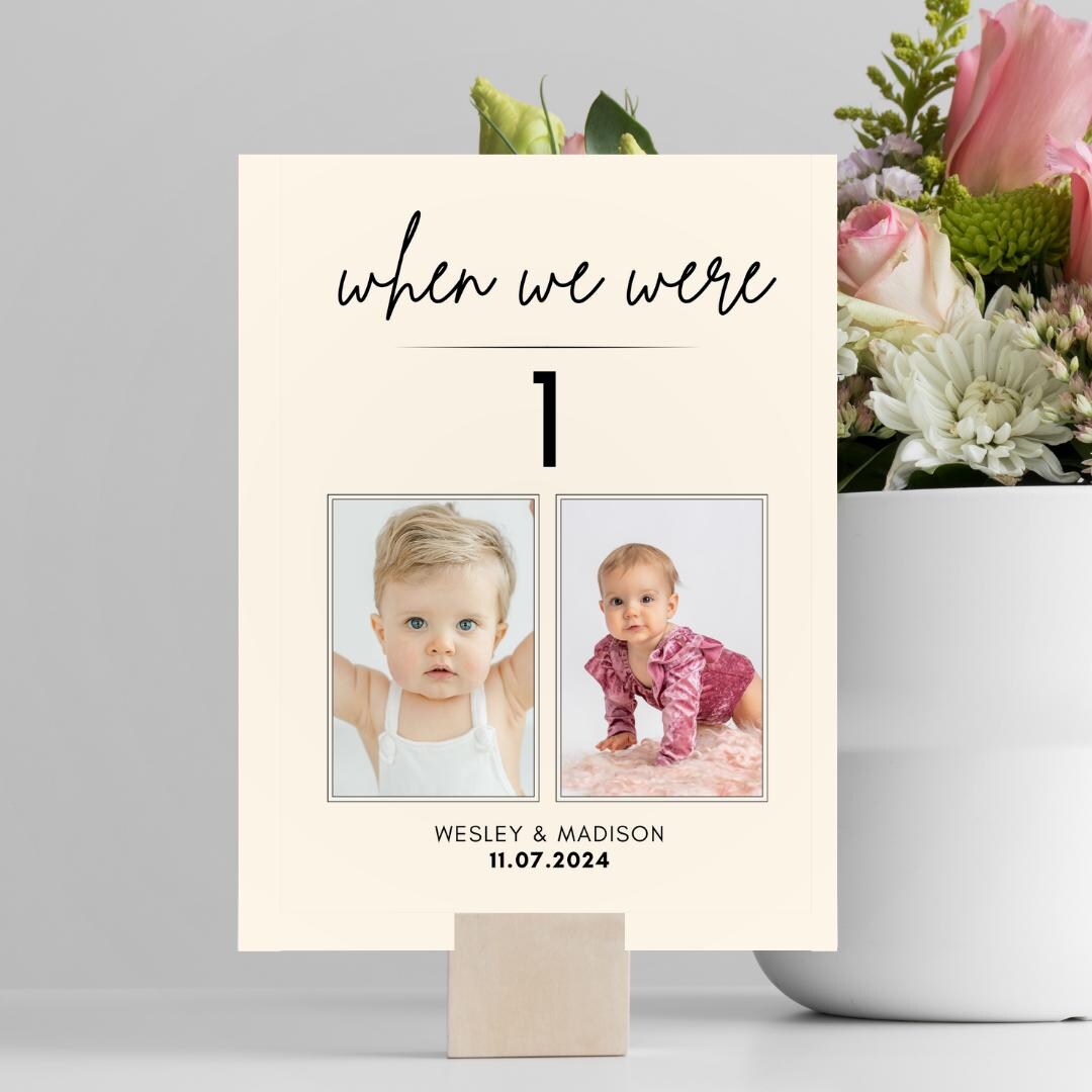 Wedding Table Numbers Template Photo Table Numbers Wedding When We Were ...