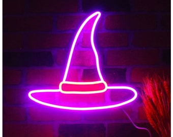 Witch Hat Neon Sign - Etsy