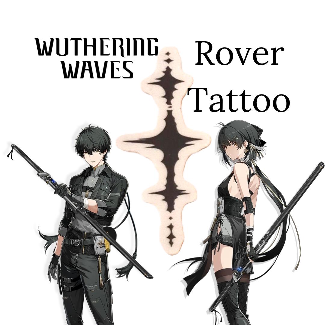 Wuthering Waves Rover Cosplay Resonator Temporary Tattoo Sticker - Etsy