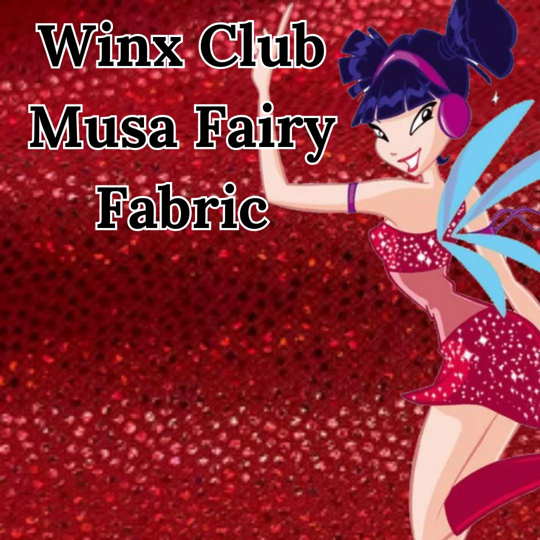 MADE TO ORDER Winx Club Musa Cosplay Fairy Shiny Stretch Metallic Nylon ...