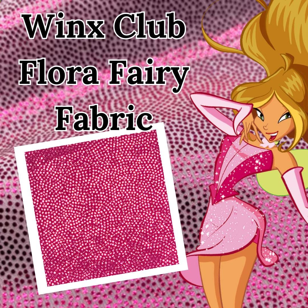 MADE TO ORDER Winx Club Flora Cosplay Fairy Shiny Stretch Metallic ...