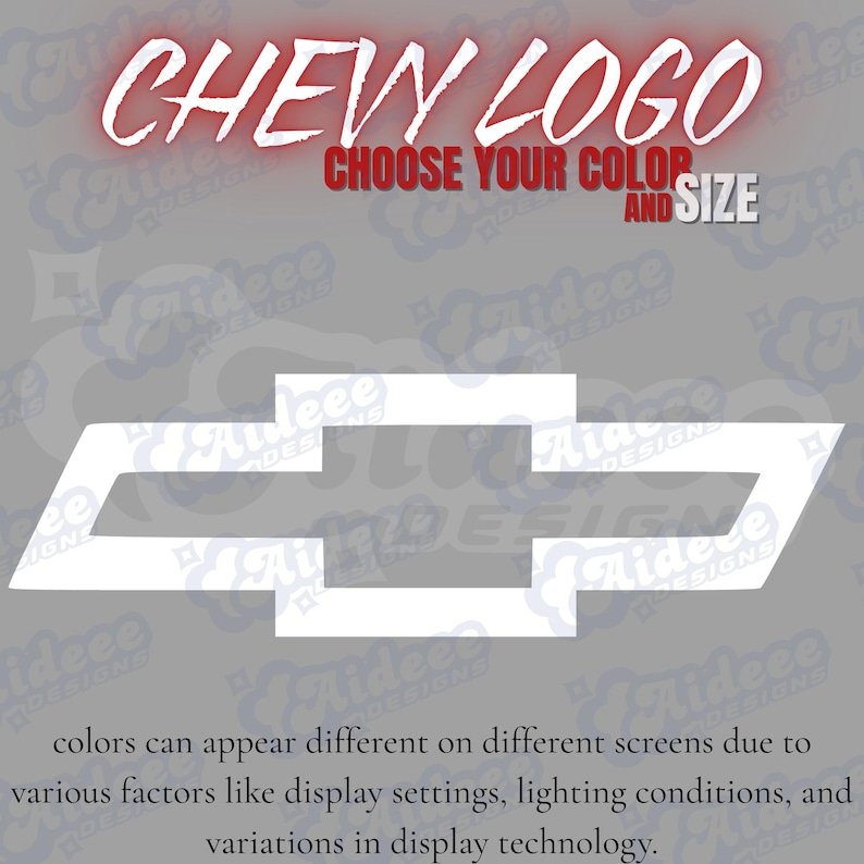 Chevrolet Chevy Logo Decal for Truck Rear Window BIG SIZE - Etsy