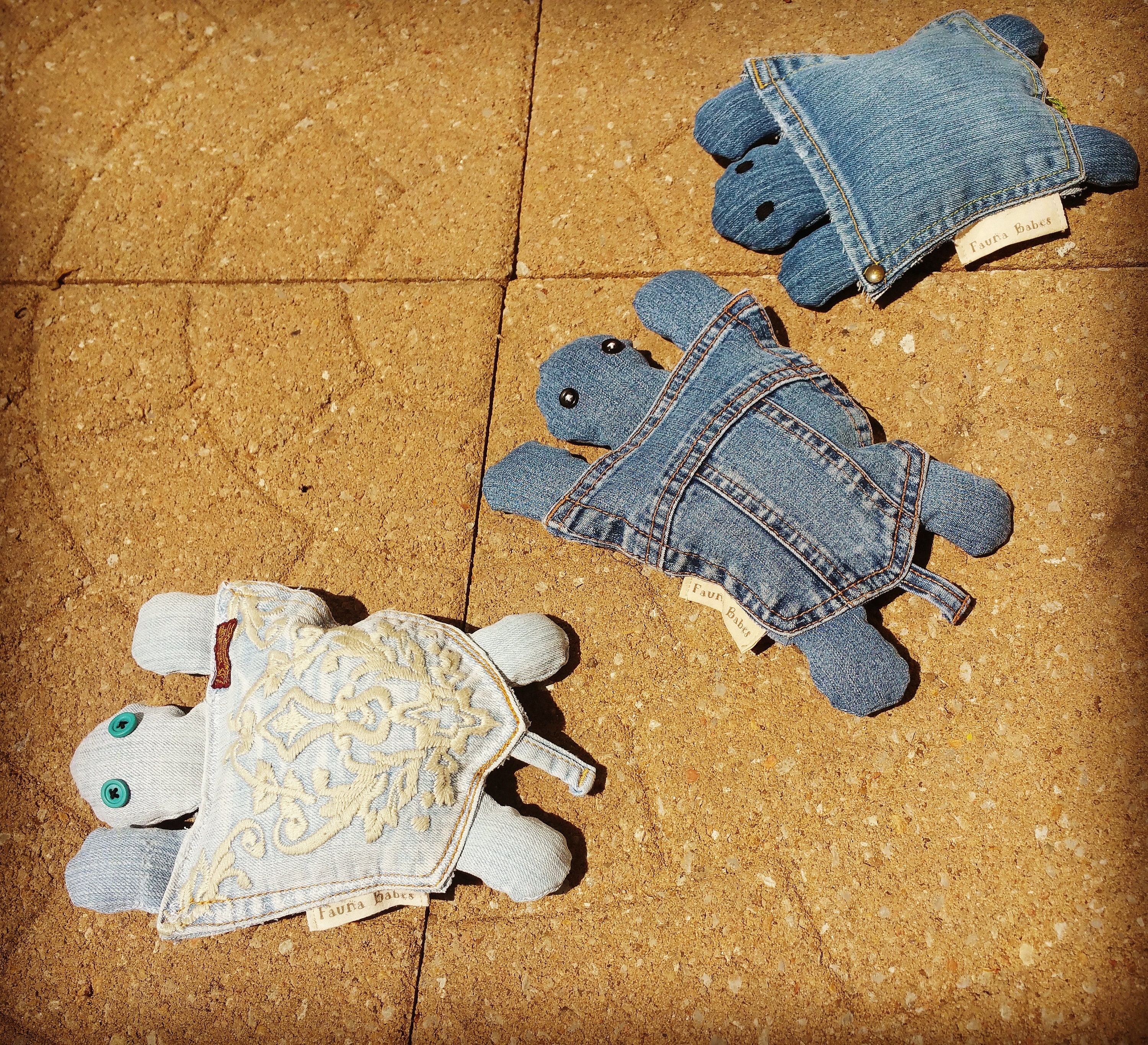Jean Pocket Turtles ~ 4 for 48.00 ~ FREE SHIPPING ~ Secret Pocket ...