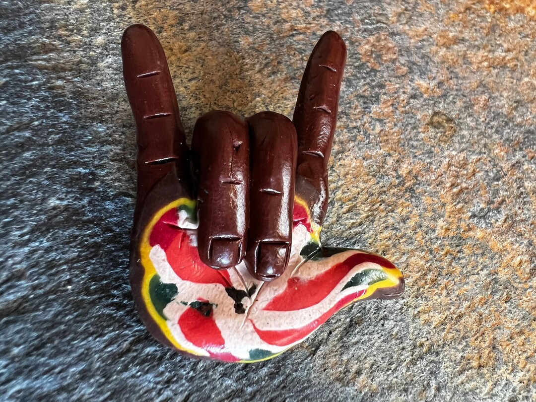 I Love You Hand Pin~ ASL ~ American Sign Language ~ Deaf Culture ...