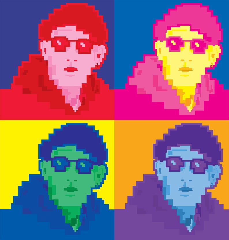 Pixel Pop Art - Etsy