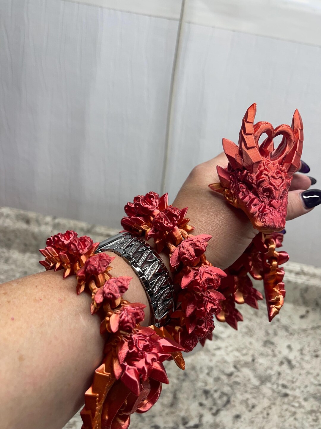 Articulated Cinderwing Heart Dragon - Etsy