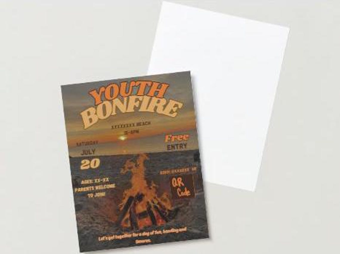 Bonfire Templates - Etsy