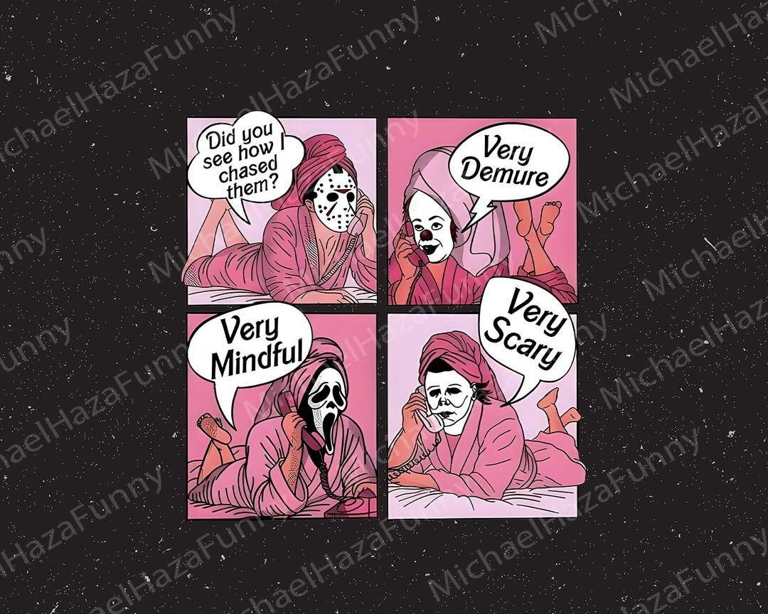 Very Demure Very Mindful Very Scary PNG, T-shirt Design, Coquette ...